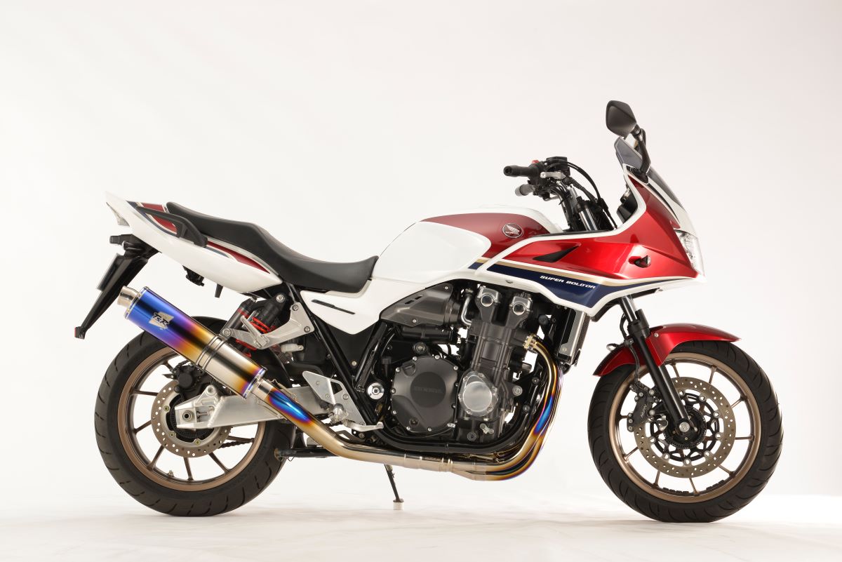 【新商品】CB1300SF/SB 18-20 (2BL-SC54) チタンエキゾースト アップタイプ | TSR（Technical Sports Racing）公式サイト